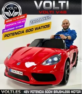 VOLTI - COCHES ELECTRICOS INFANTILES CON MANDO PARA PADRES - VOLTI